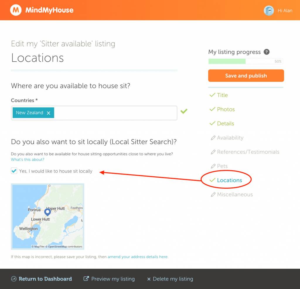MindMyHouse - Go Local (for house sitters)